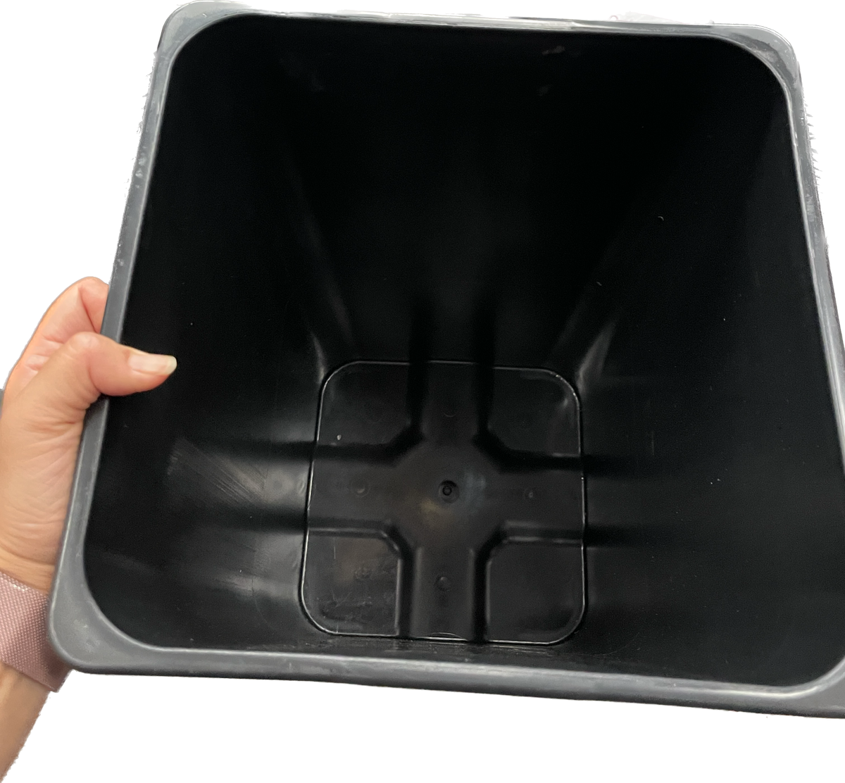 24L Square Bucket (40cm deep) Black – PDT Trading Pty Ltd